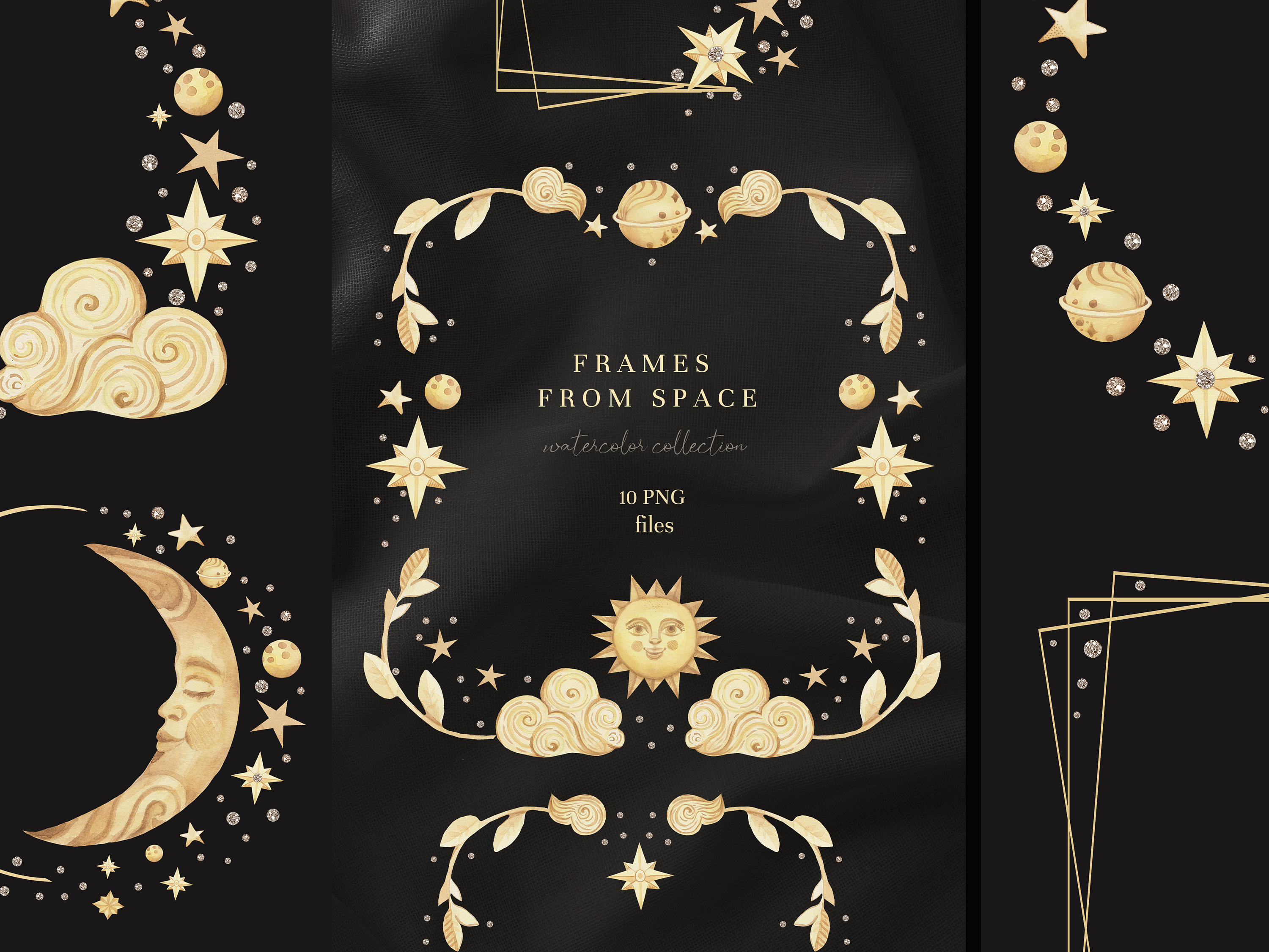 Sun Borders Clip Art