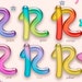 Candyland Letters Clipart, Gummy Bear Letter, Candy Font and Numbers ...