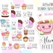 Bakery Bundle,baking Clipart, Donut and Cupcakes Png, Candy Land ...