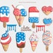 Ice Cream Clipart, Popsicle Clip Art, Patriotic Popsicle Png, 4th of ...