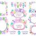 Candy Clipart, Sweet Frame Png, Treats Borders Clip Art. - Etsy Canada
