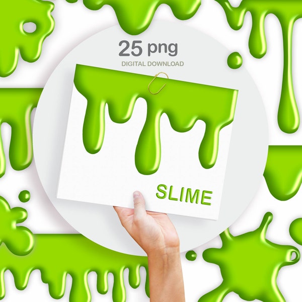Slime Stickers - Etsy