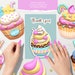 Candy Land Bundle, Cupcake Clipart, Candy and Sweet Digital Paper ...