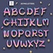Candyland Letters Clipart, Sweet Alphabet and Numbers Png, DIGITAL ...