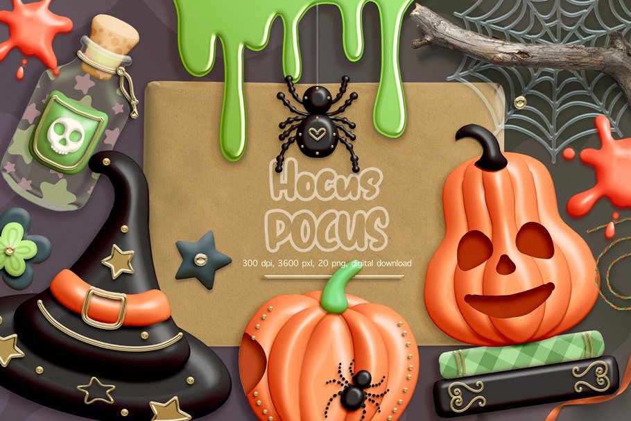 Happy Halloween Png Cute Halloween Clipart Digital Download. - Etsy