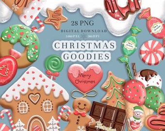 Gingerbread Clipart Free Gingerbread Digital Paper Christmas - Etsy