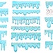 Ice Cream Drip Png, Dripping Border Bundle, Digital Download - Etsy