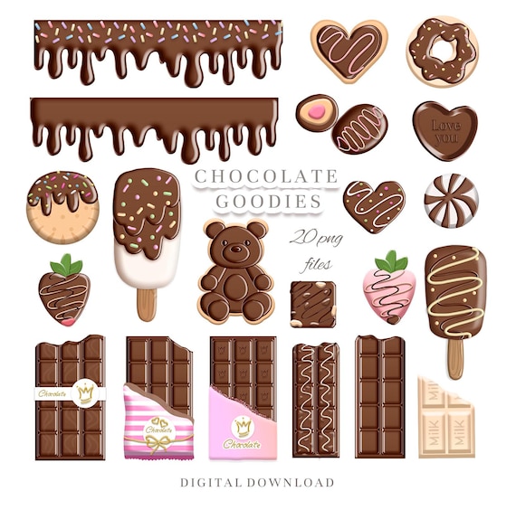 Candy Bar Border Clip Art