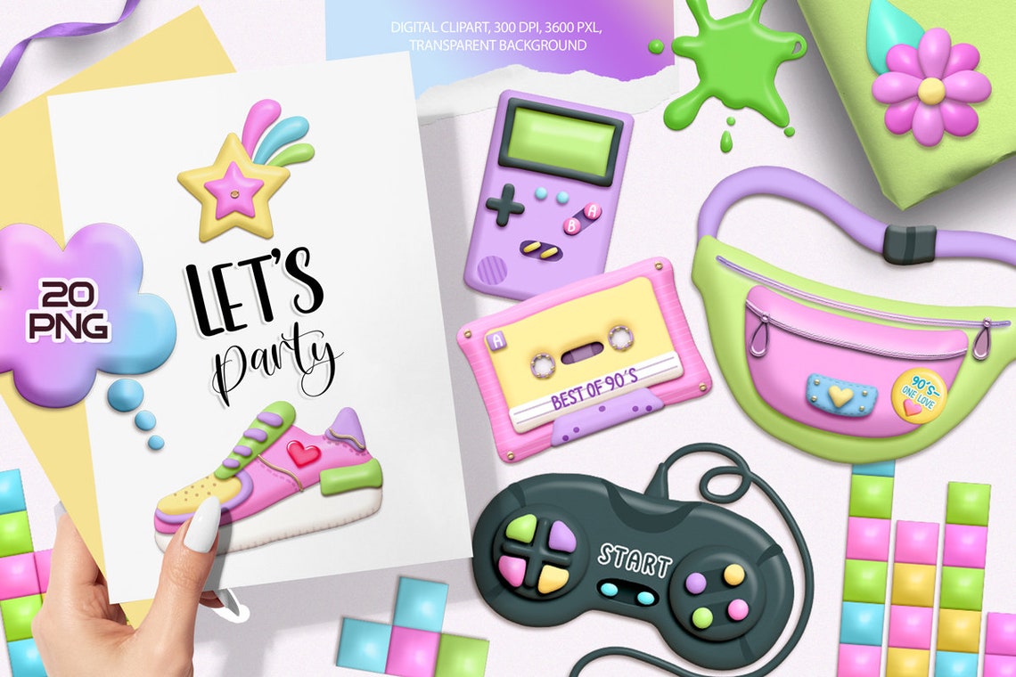 90s Png 90s Clip Art Digital Download. - Etsy
