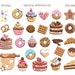Bakery Bundle,baking Clipart, Donut and Cupcakes Png, Candy Land ...