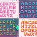 Candyland Letters Clipart, Gummy Bear Letter, Candy Font and Numbers ...