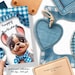 Denim Frames Png, Jeans Textures, Label and Tag Clipart, DIGITAL ...