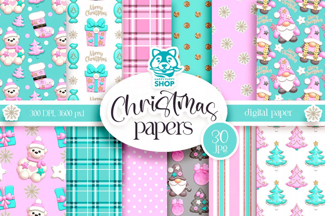 Papel digital de Navidad, Fondo de Feliz Navidad, Papeles de álbum de ...