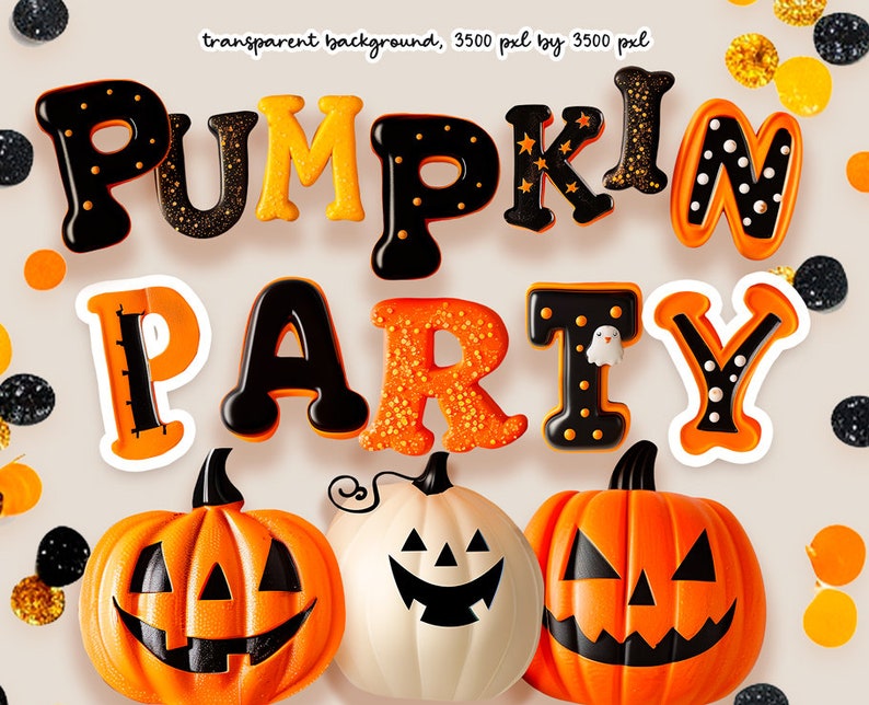 Halloween Alphabet Png, Pumpkin Letters Clipart, Cartoon Alphabet ...