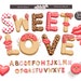 Valentine Cookie Alphabet Clipart: 52 PNG Letters (digital Download) - Etsy