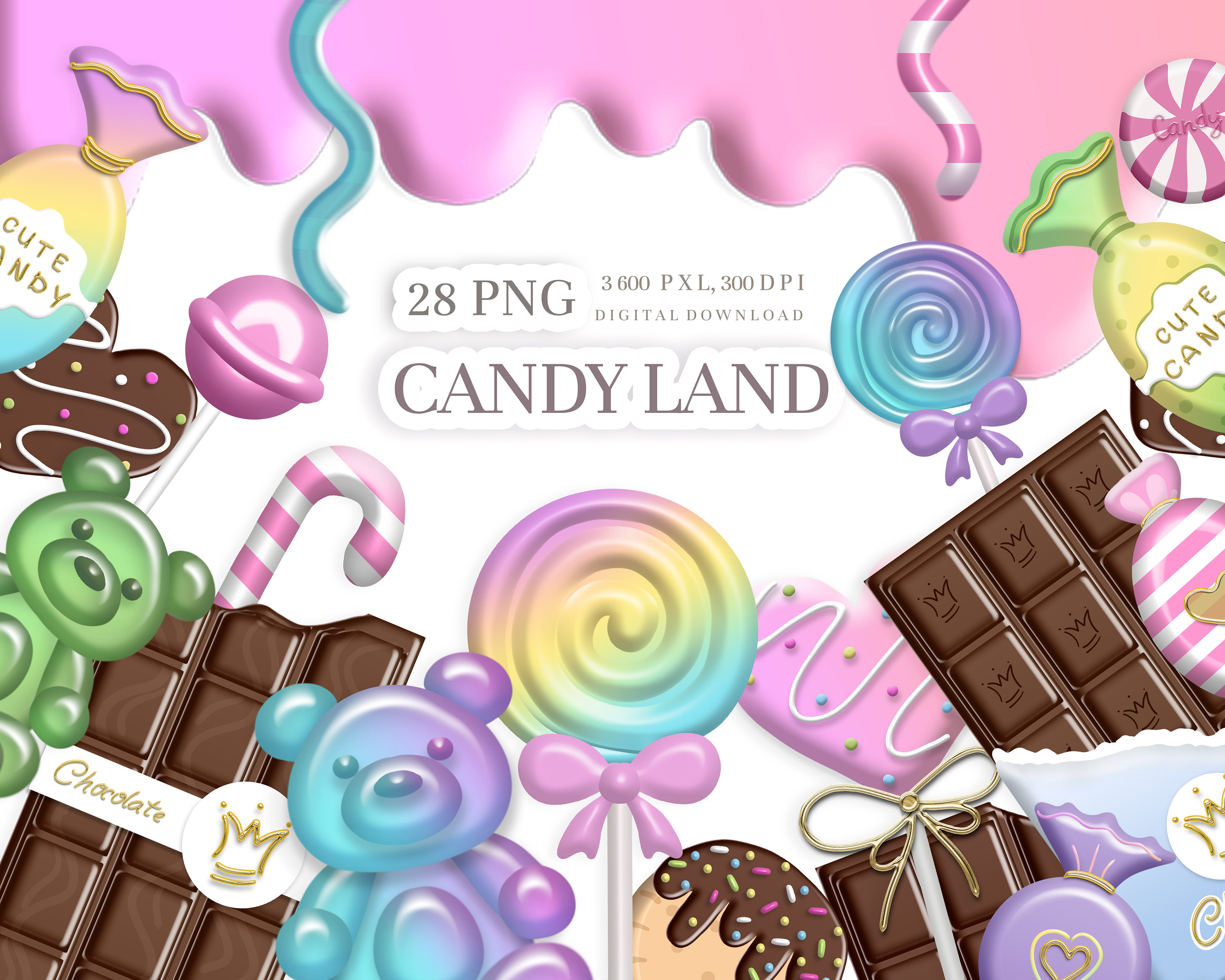 Candy Land Candy Clip Art