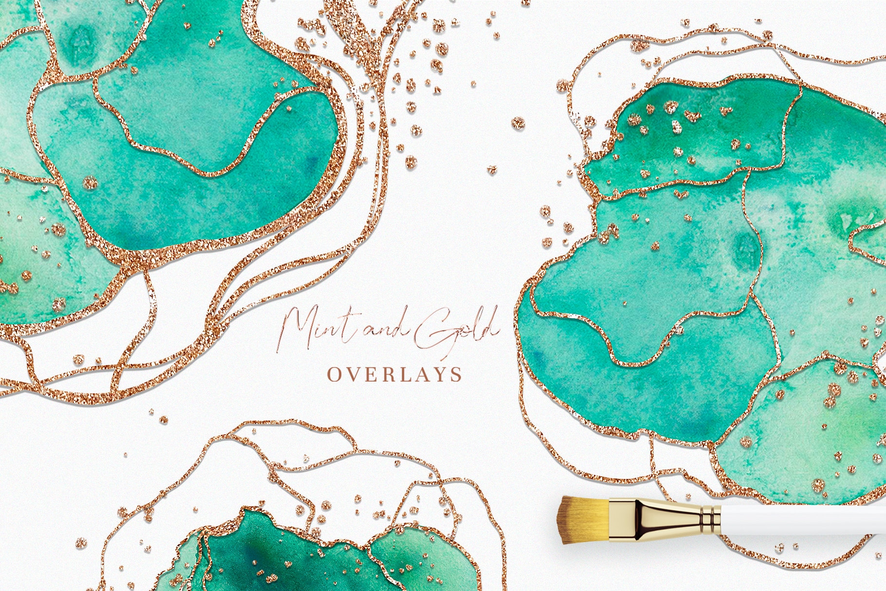 Watercolor Splashes Clipart Watercolor Abstract Background - Etsy