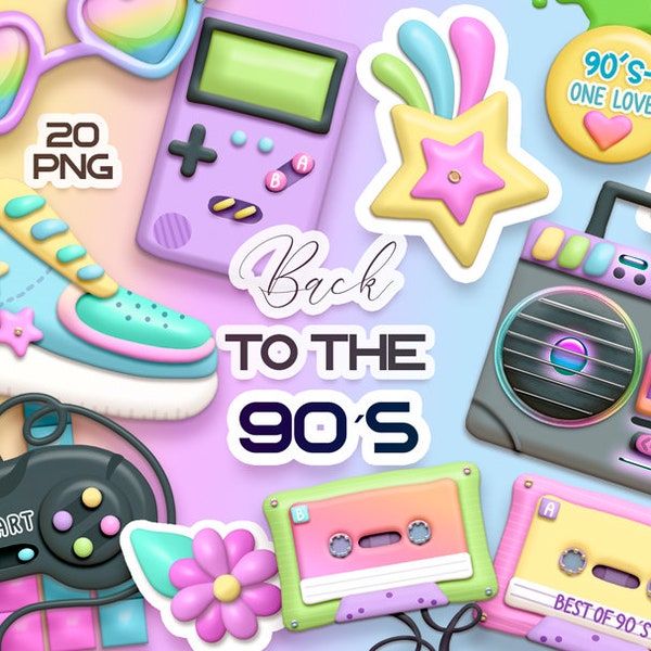 90s Clip Art - Etsy