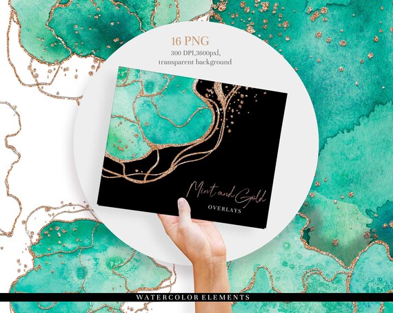 Mint Green Design Border