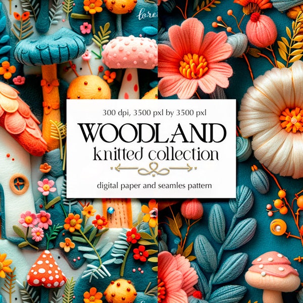 Woodland Animal Pattern - Etsy