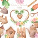 Watercolor Garden Clipart, Watercolor Boots Clipart, Floral Wreath Png ...
