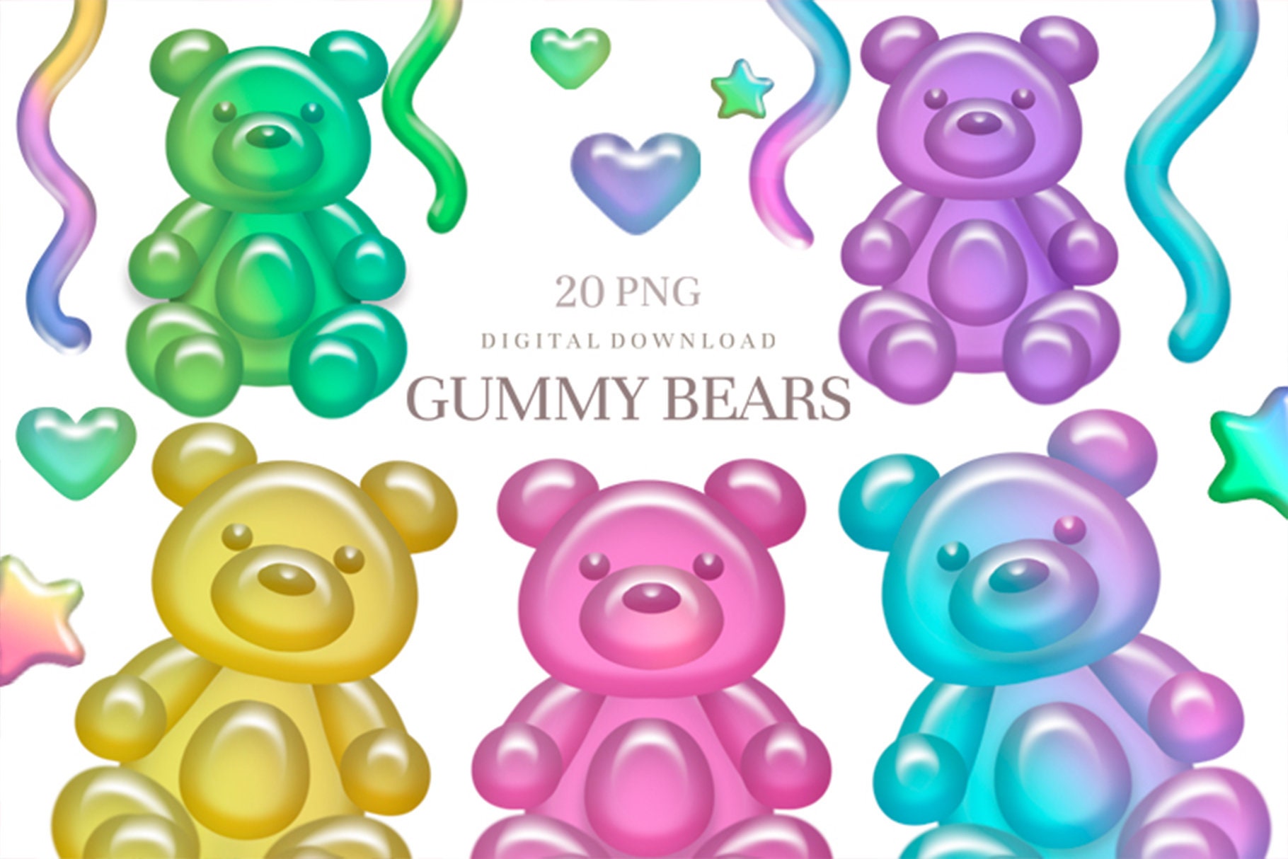 Candyland Bundle Candyland Clipart Sweets Png Digital - Etsy