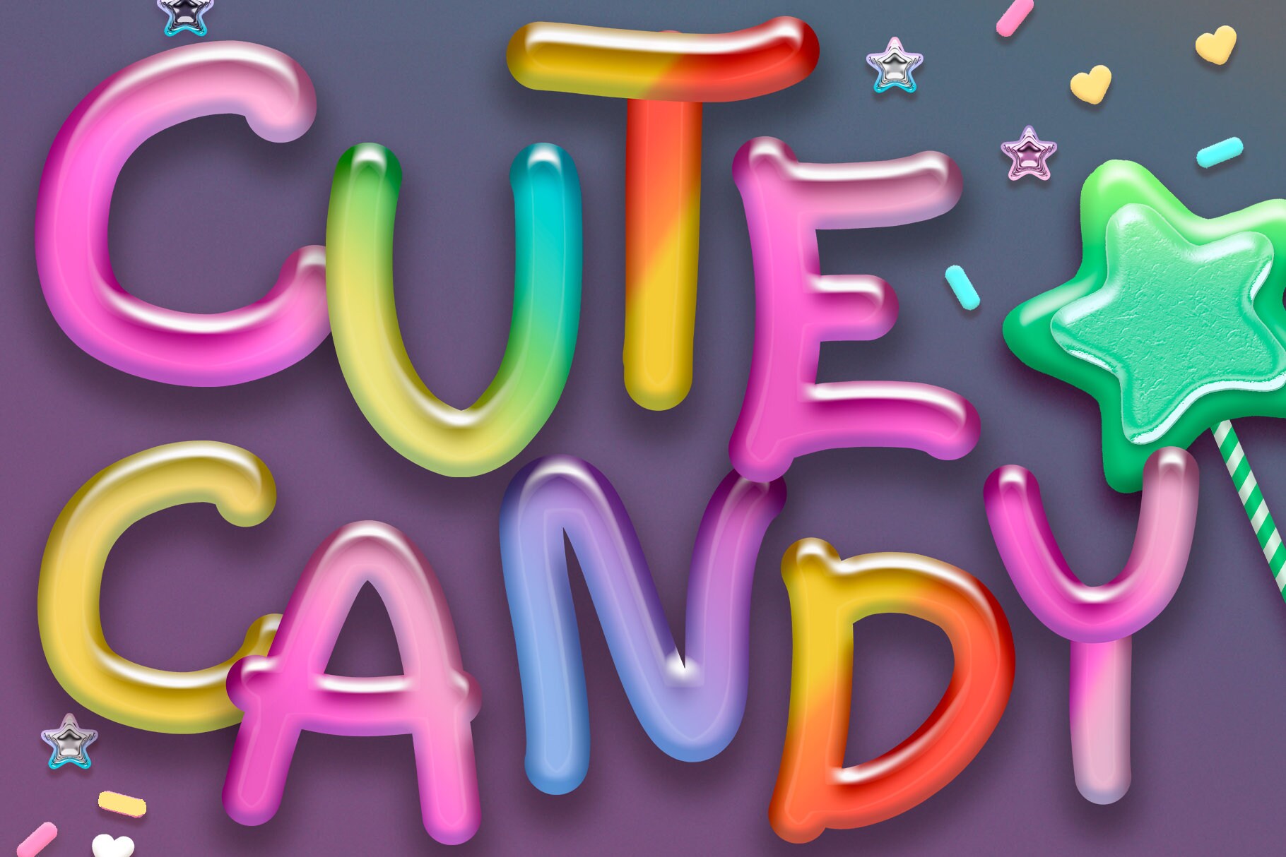 Candyland letters clipart gummy bear alphabet sweet and - Etsy México