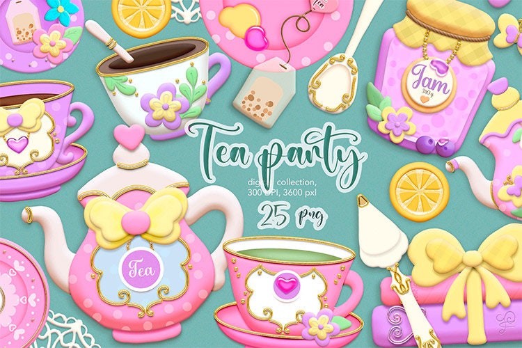 Princess Tea Party Clipart