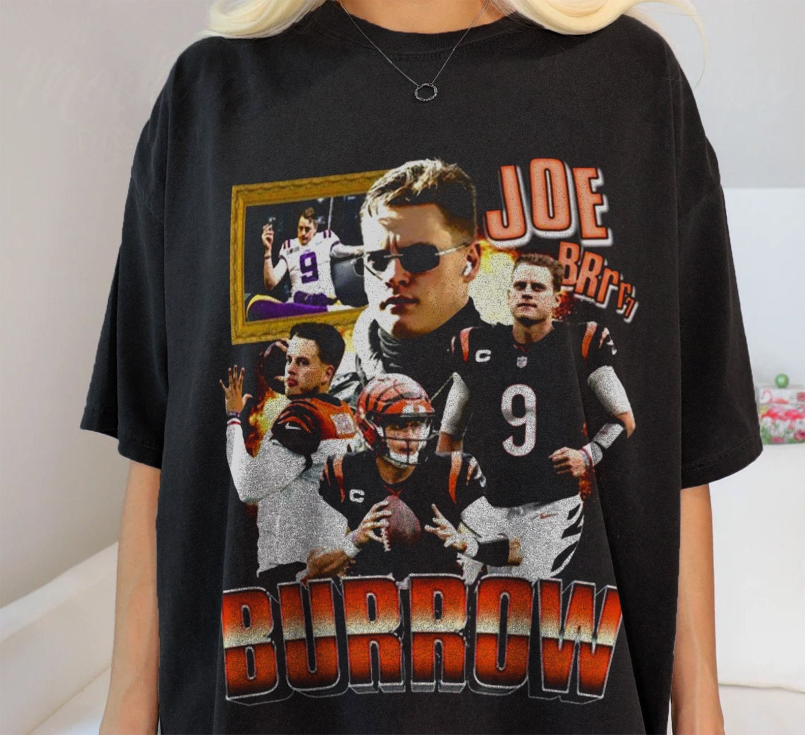 Joe Burrow Vintage 90s Shirt, Joe Burrow T-Shirt, Joe Burrow 2023 ...