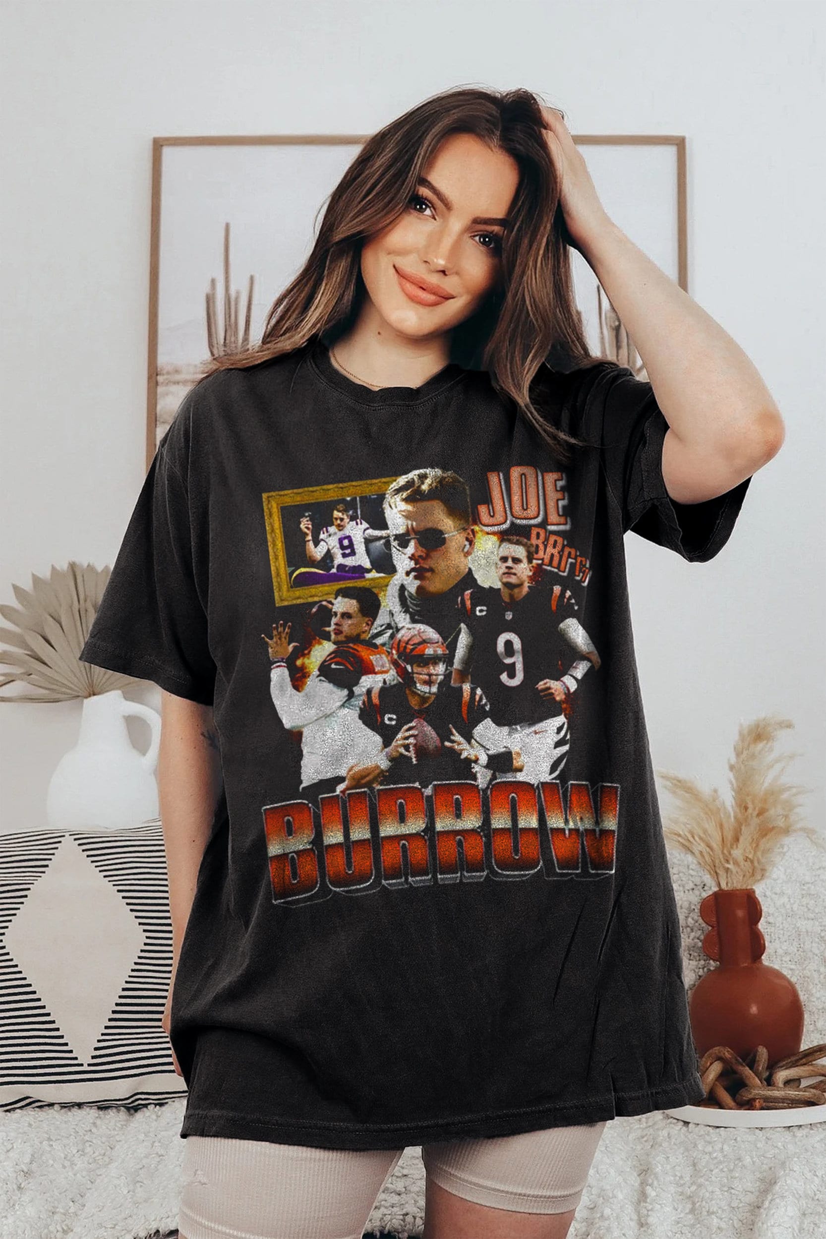 Joe Burrow Vintage 90s Shirt, Joe Burrow T-Shirt, Joe Burrow 2023 ...