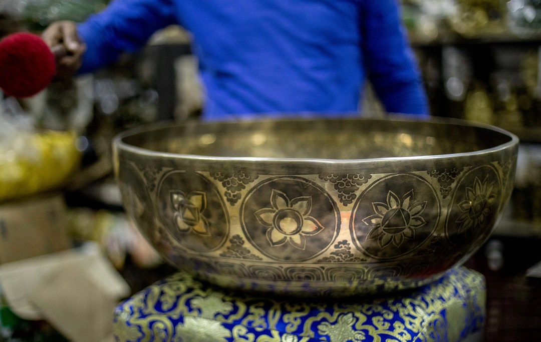 Extra Large Singing Bowls-buddha Foot Healing Singing Bowl- Meditation ...