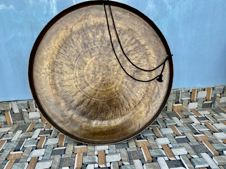 70 Cm Extra Hand Made Tibetan Gong Meditation Sound Healing - Etsy