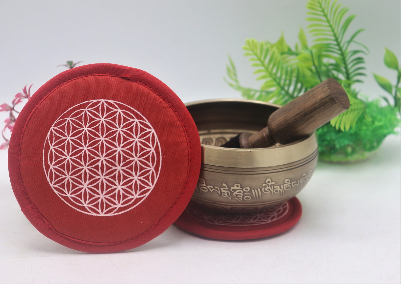 11 CM Handmade flower of life kasha singing bowl-mantra | Etsy