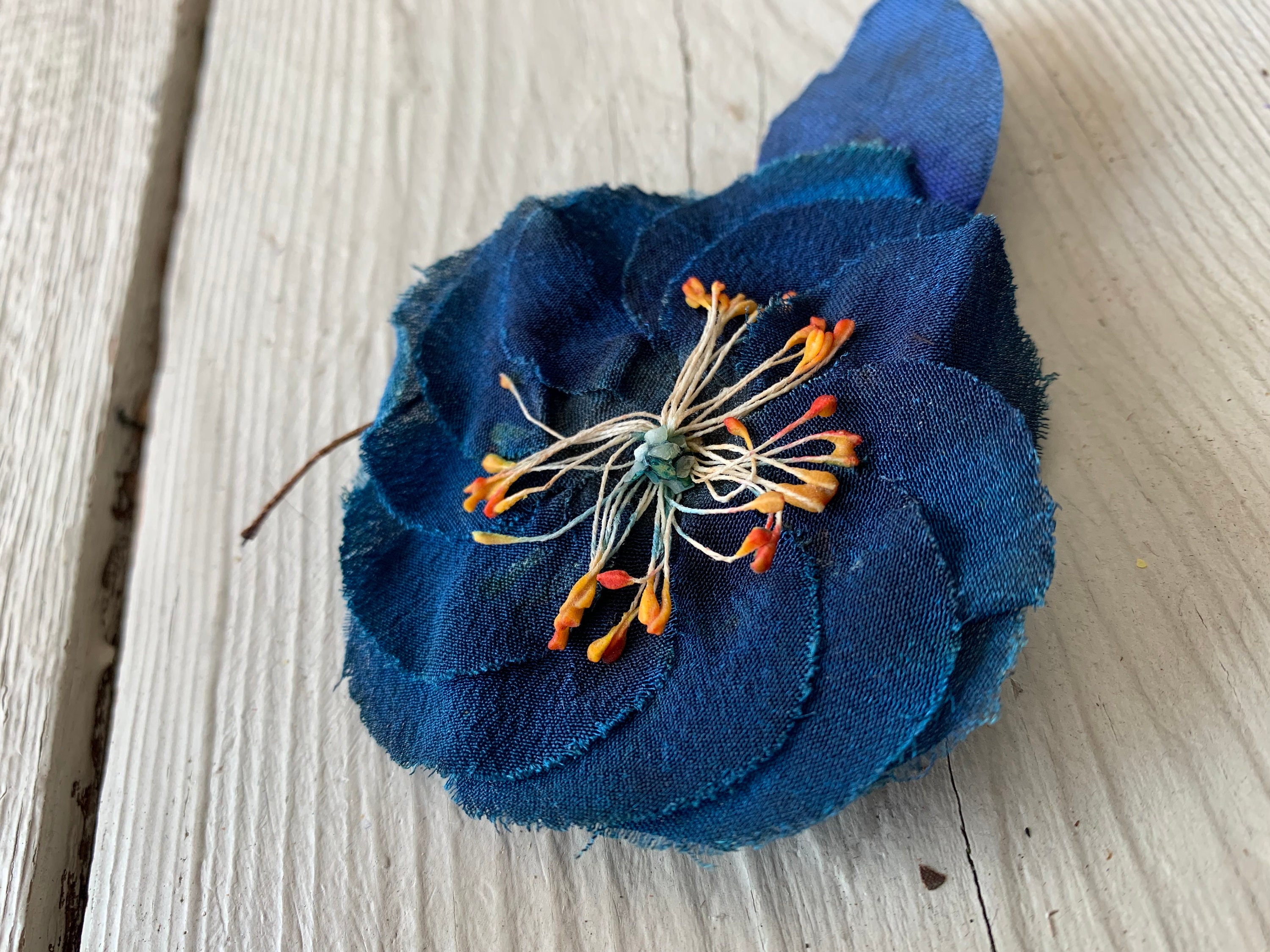 One Small Antique Cloth Flower France ref: A-1693 Box 4 - Etsy