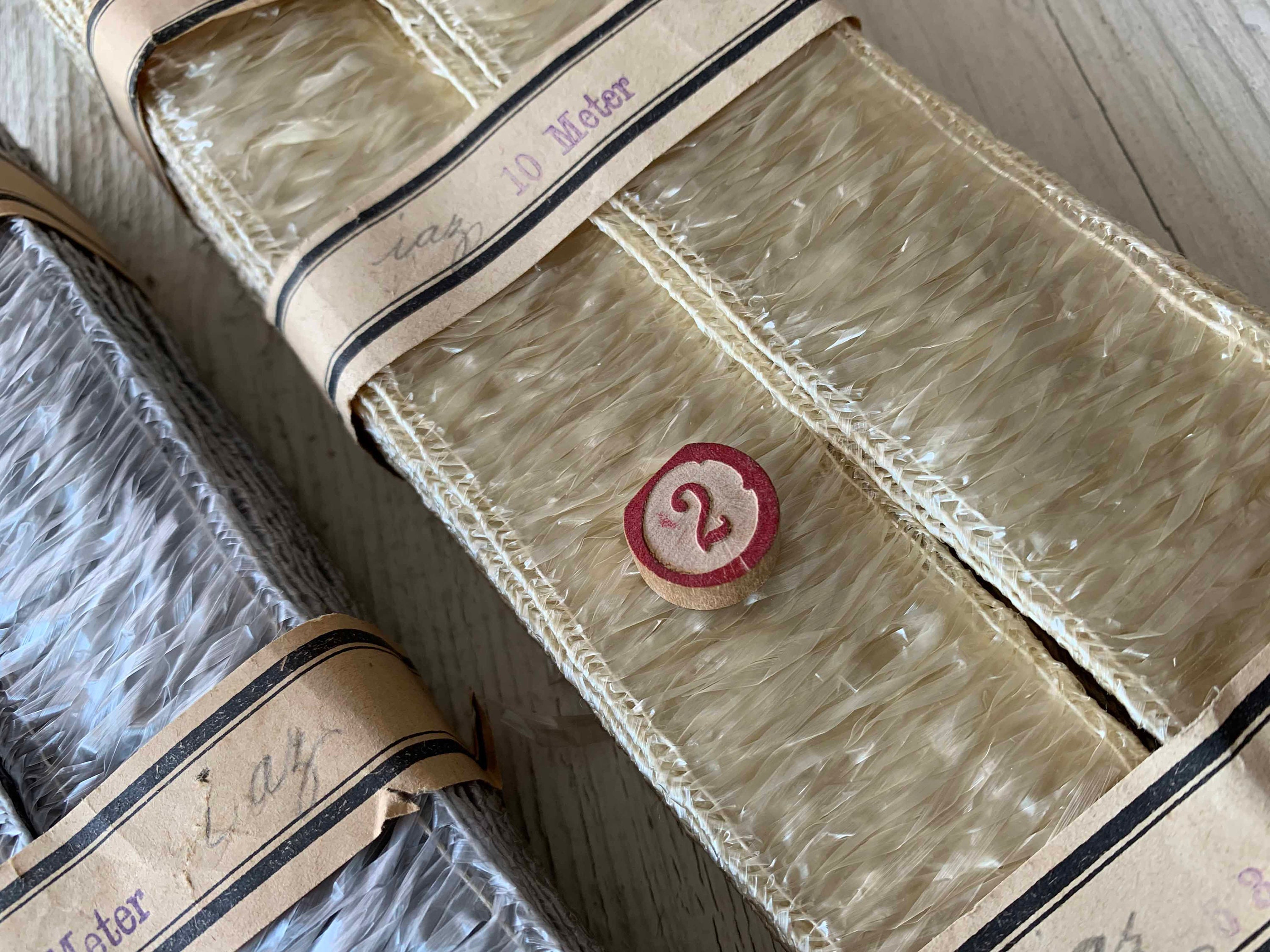 By the Yard Antique Vintage Millinery Trim Braid Millinery Cello (ref ...