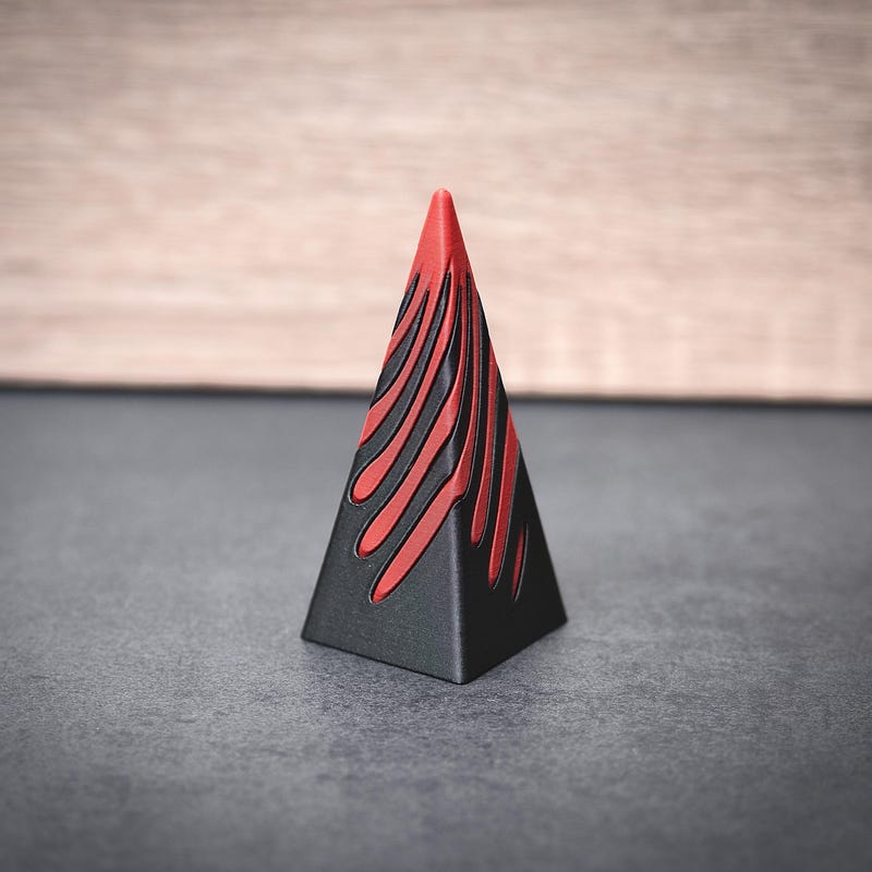 Spiral Pyramid 3d - Etsy
