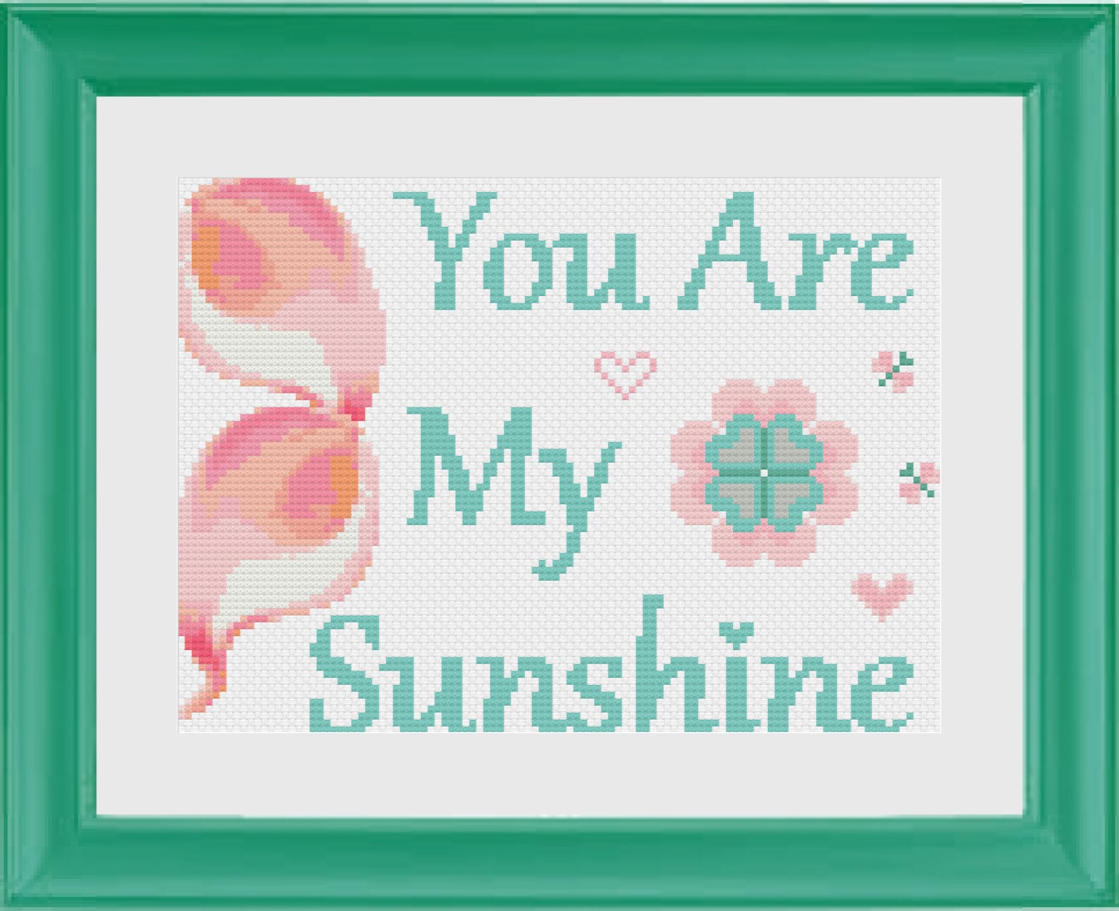 You Are My Sunshine Note With Calla Lilies Cross Stitch PDF Pattern ...