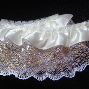 Satin Floral Ruffle Lace Trim 2 Inch Wide Select Color/selling by the ...