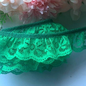 Ruffle Lace Trim 1 Inch Wide Select Color Selling by the Yard - Etsy