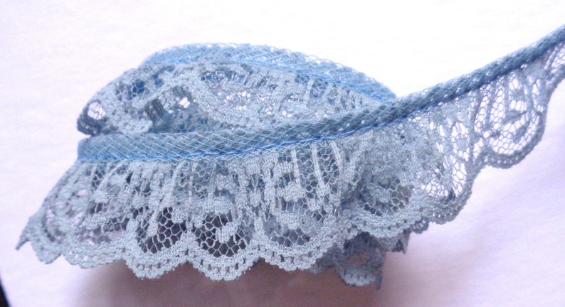 Ruffle Lace Trim 1 inch wide select color selling by the yard | Etsy