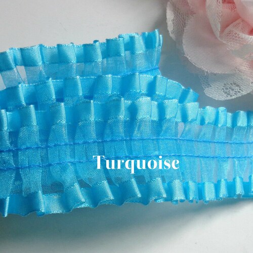 Satin Floral Ruffle Lace Trim 2 Inch Wide Select Color/selling - Etsy