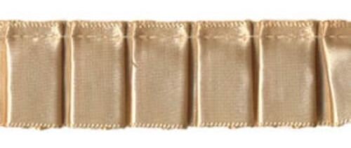 Box Pleated satin Ribbon7/8 inch wide select color/price per | Etsy