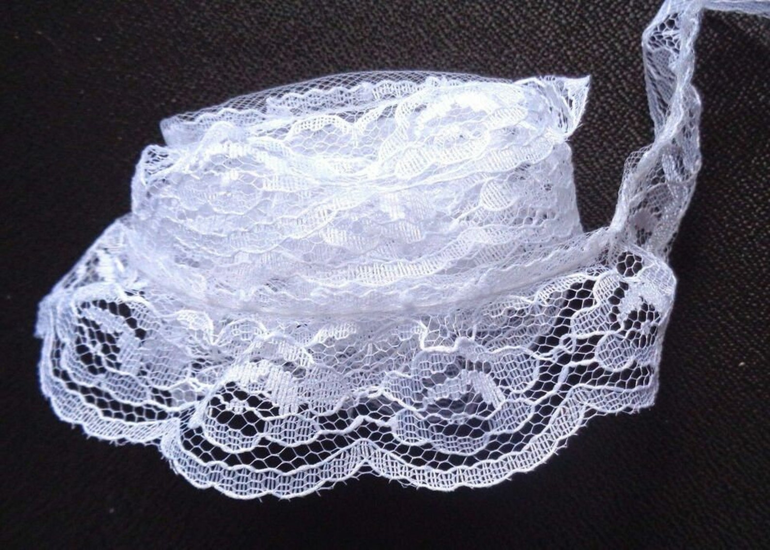 Ruffled Lace, 1+1/4 Inch Wide Select Color Price per Yard - Etsy