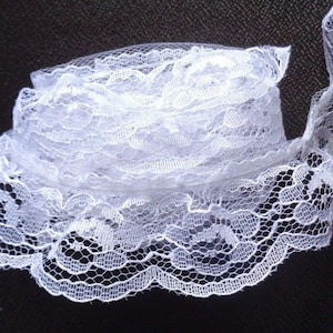 Ruffled Lace, 1+1/4 Inch Wide Select Color Price per Yard - Etsy