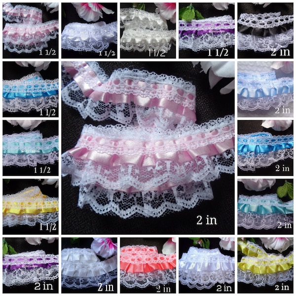 Ruffled Lamp Shade - Etsy