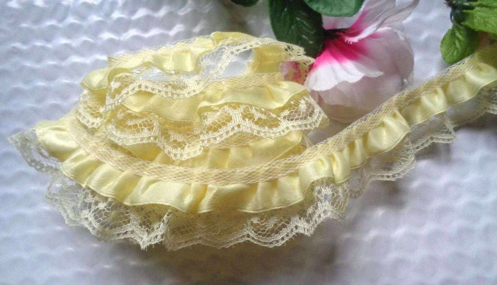 Ruffle Lace Trim 1" Selling by the Yard/ Select Color - Etsy