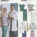 Simplicity 5443 Unisex Scub Top Pants With Cargo Pockets Lab Dr Coat ...