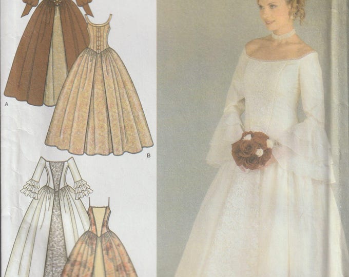 Simplicity 4731 Historical Reenactment Wedding Dress Gown Special ...