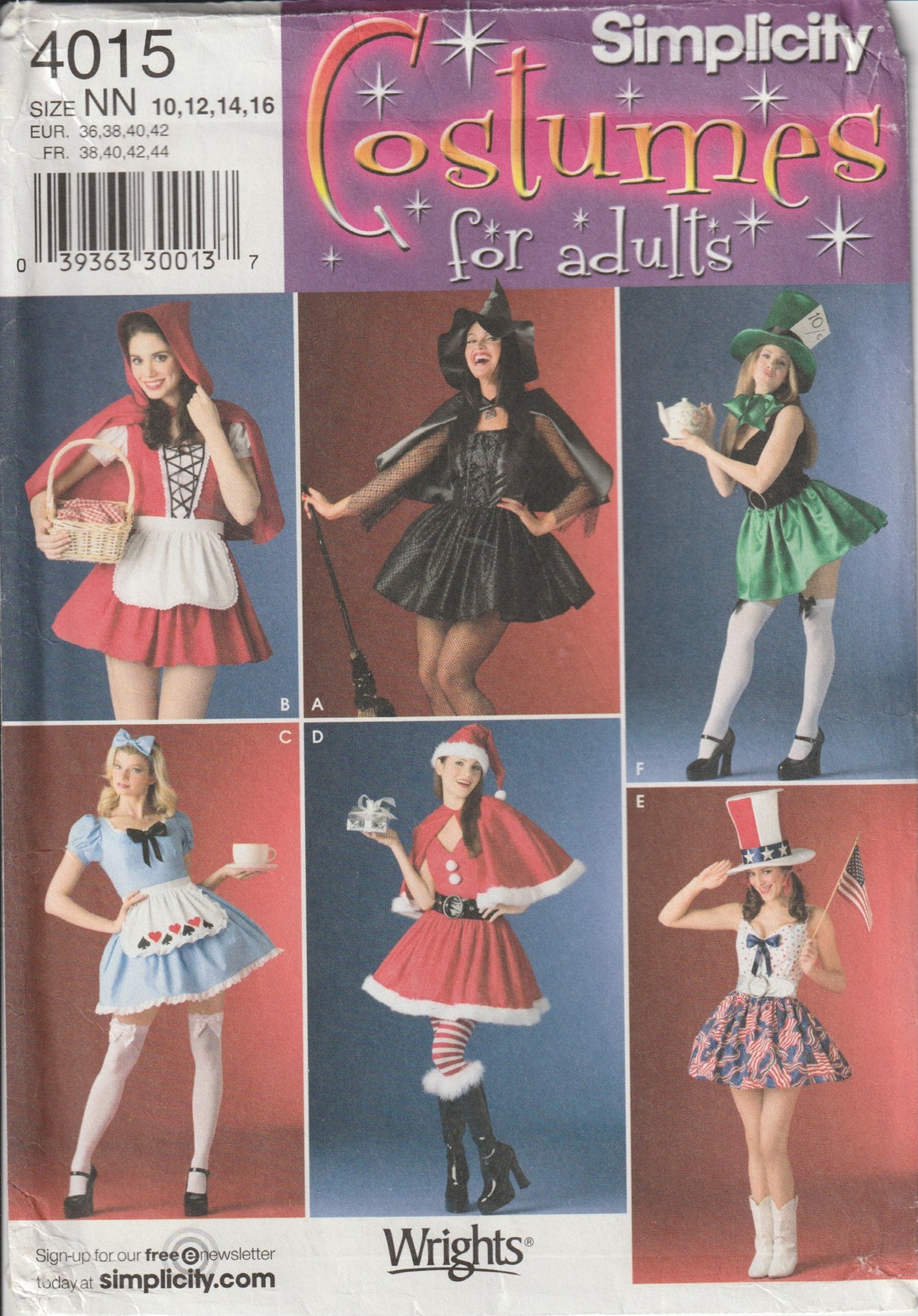 Misses' Halloween Cosplay Costumes Little Red Riding Hood Waitress ...