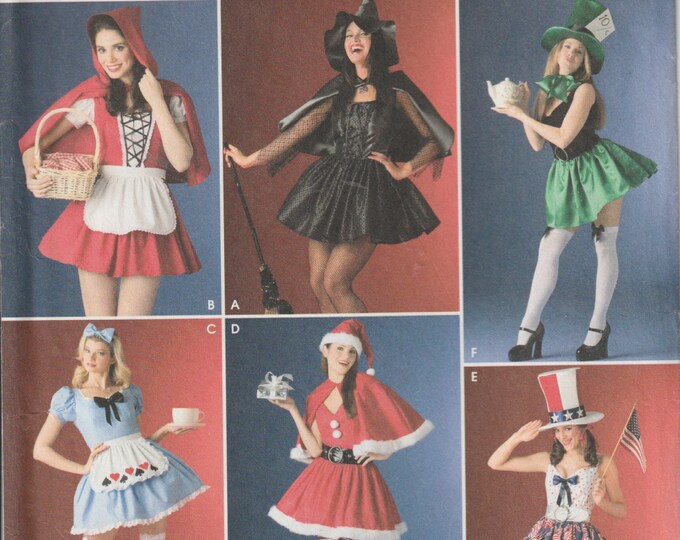Misses' Halloween Cosplay Costumes Little Red Riding Hood Waitress ...